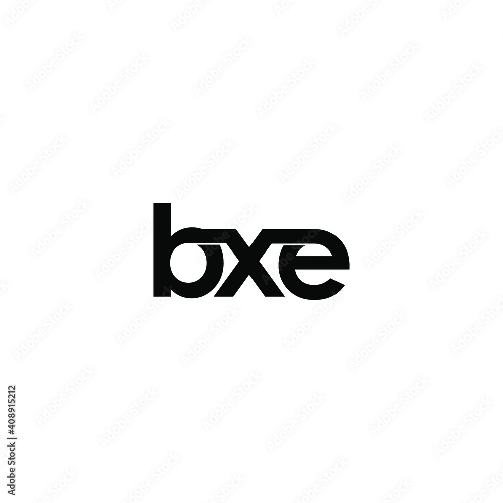 bxe letter original monogram logo design Stock Vector | Adobe Stock
