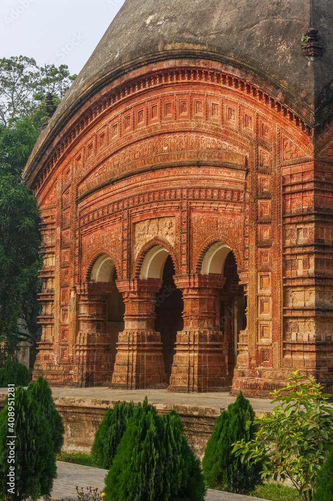 Side view of beautiful ancient Chauchala Chhota Govinda Mandir in ...
