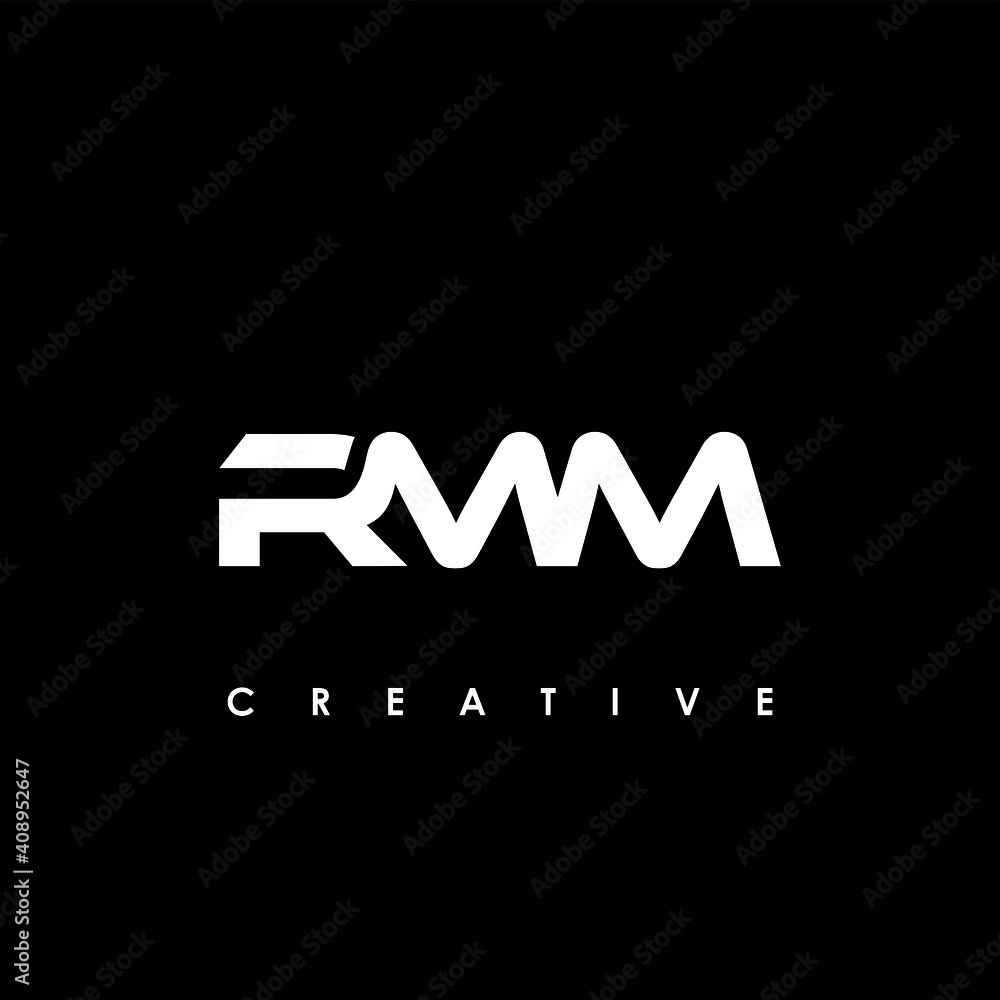 RMM Letter Initial Logo Design Template Vector Illustration Stock ...
