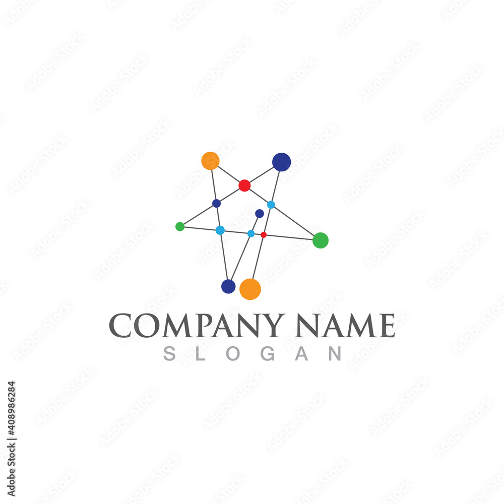 Star clusters logo and symbol vector image Stock Vector | Adobe Stock