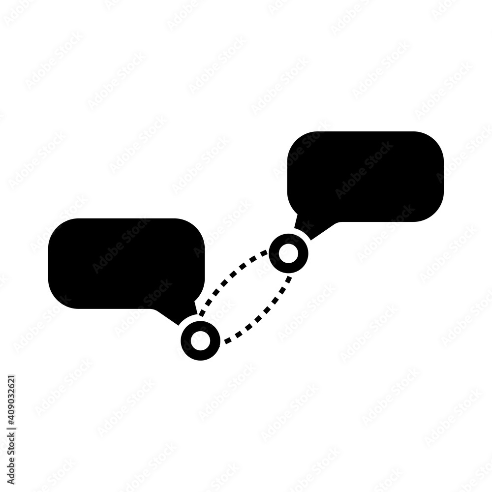 Vector graphics, isolated sms icon, black, on a white background. Flat ...