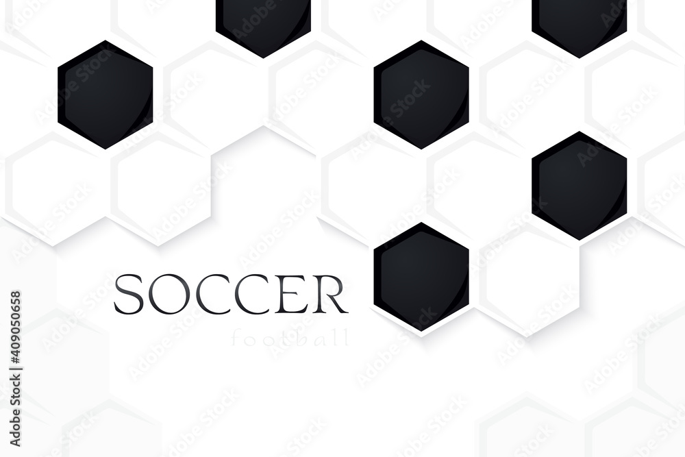 Football Vector Background. Soccer Backdrop Light Version. Template for ...