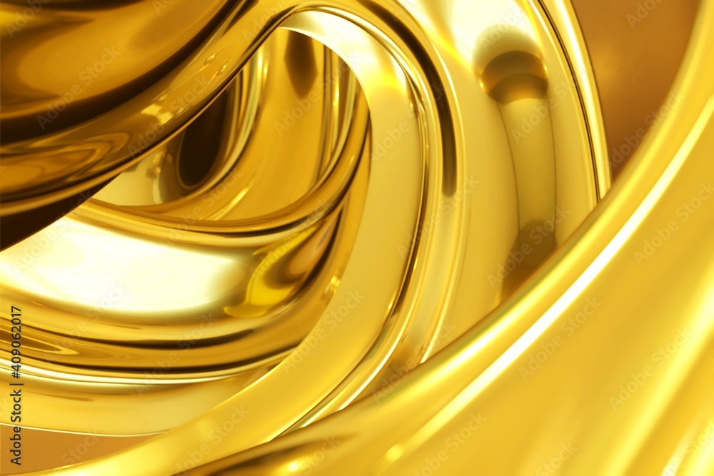 3D rendering of gold texture background. Stock Illustration | Adobe Stock