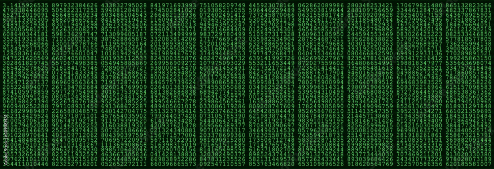 number of pi as a background Stock Illustration | Adobe Stock