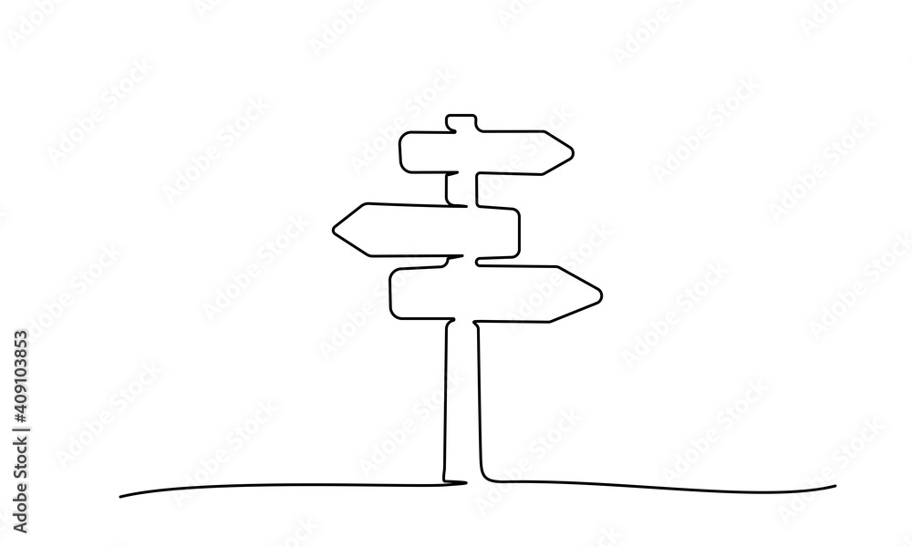 Road direction sign arrows isolated on white background. Stock Vector ...