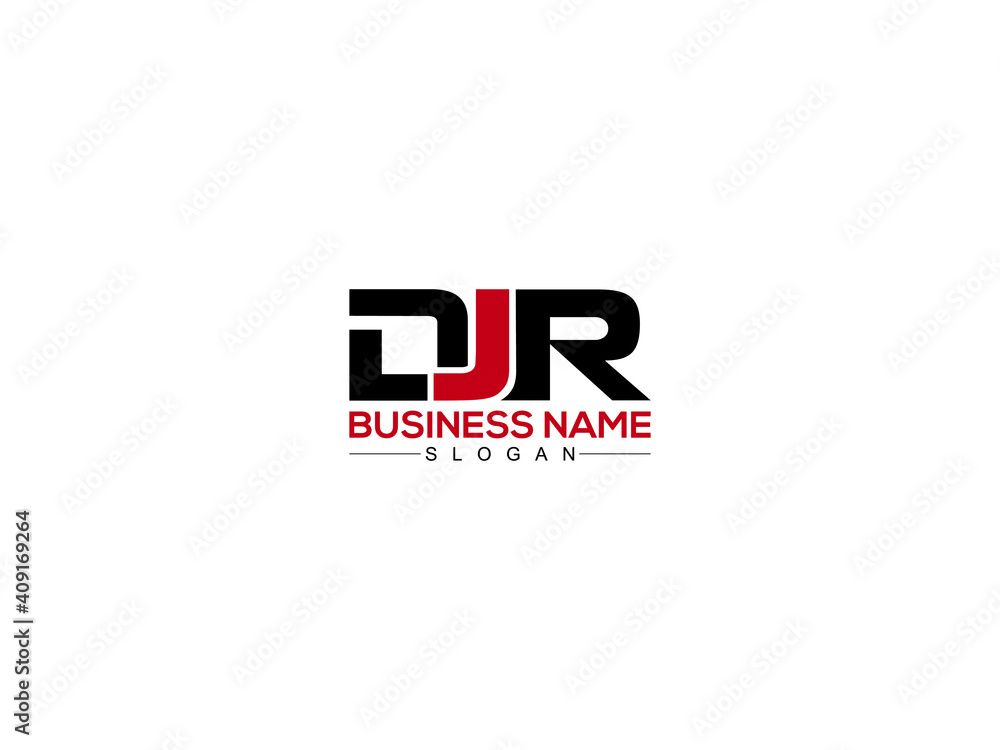 DJR Logo Letter For Business Stock Vector | Adobe Stock
