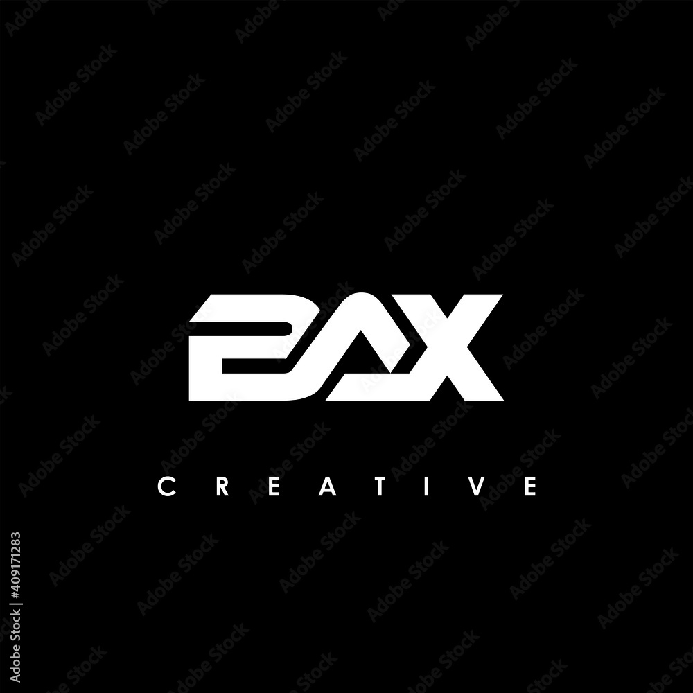 BAX Letter Initial Logo Design Template Vector Illustration Stock ...