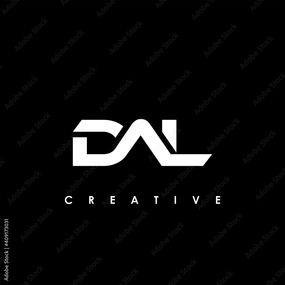 DAL Letter Initial Logo Design Template Vector Illustration Stock ...