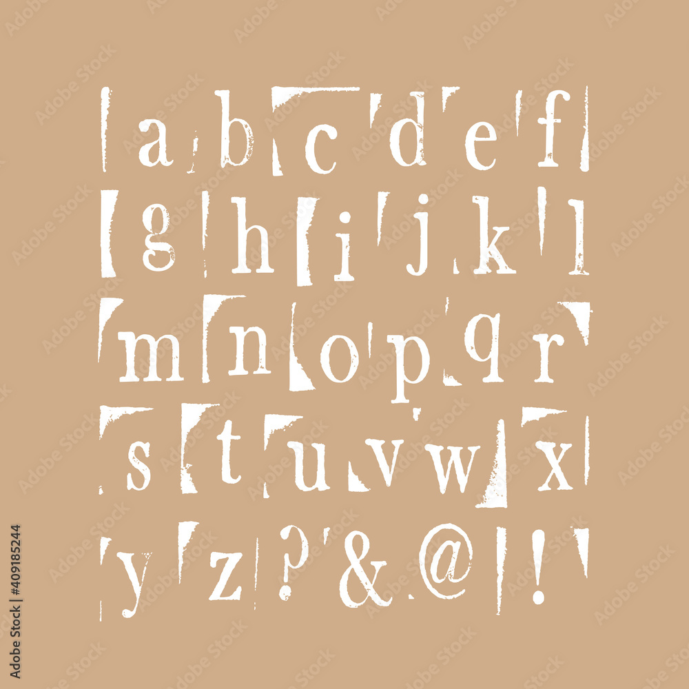 Vector latin stamp font. Vector stamp abc with grunge texture. Stock ...