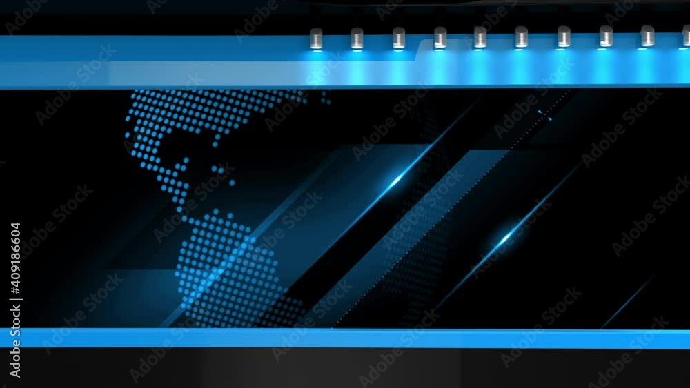 Tv studio. News room. Studio Background. Blue. Newsroom bakground ...