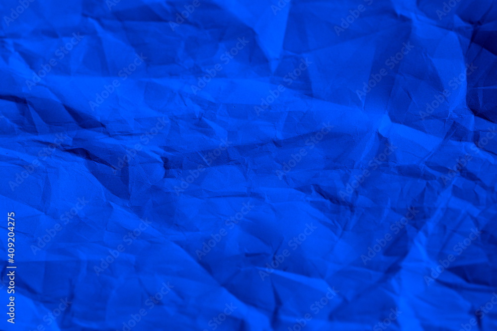 Blue crumpled paper texture background. Stock Photo | Adobe Stock