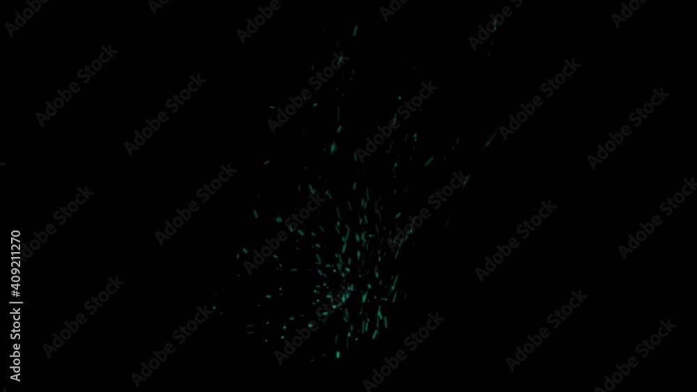 Vídeo do Stock: Colorful Spark Element Motion Graphic. Includes ...