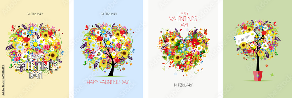 Spring Time, floral card design. Wallpaper, flyers, invitation, posters ...
