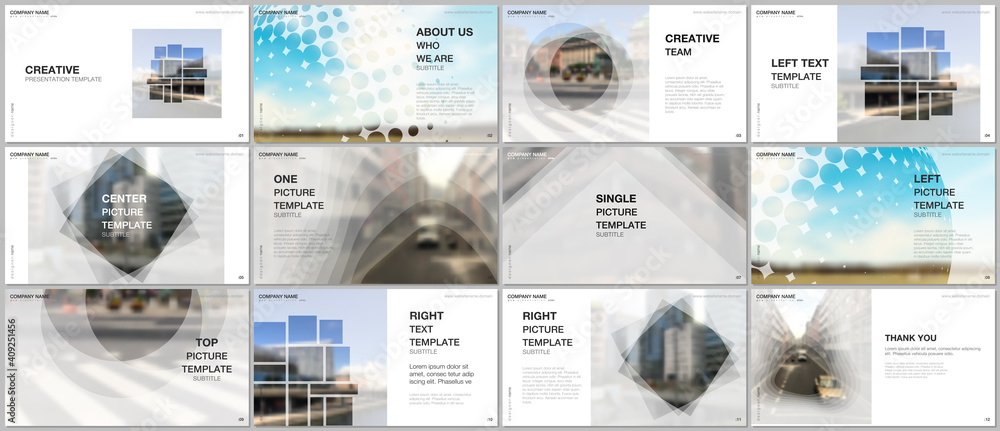 Poster Presentation design vector templates, multipurpose template for ...
