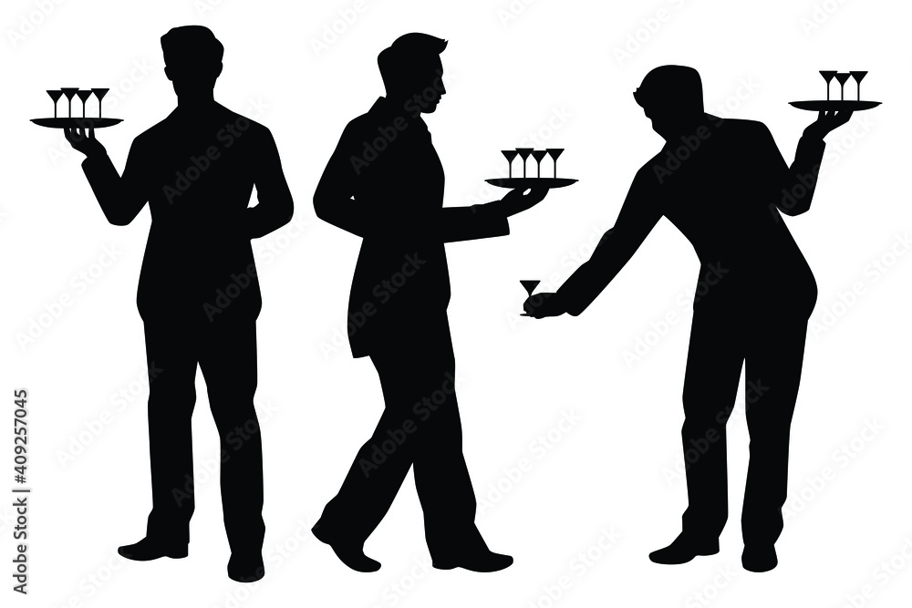 Waiter Silhouette