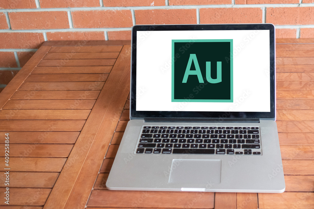Adobe Audition logo editorial illustrative Stock Photo | Adobe Stock