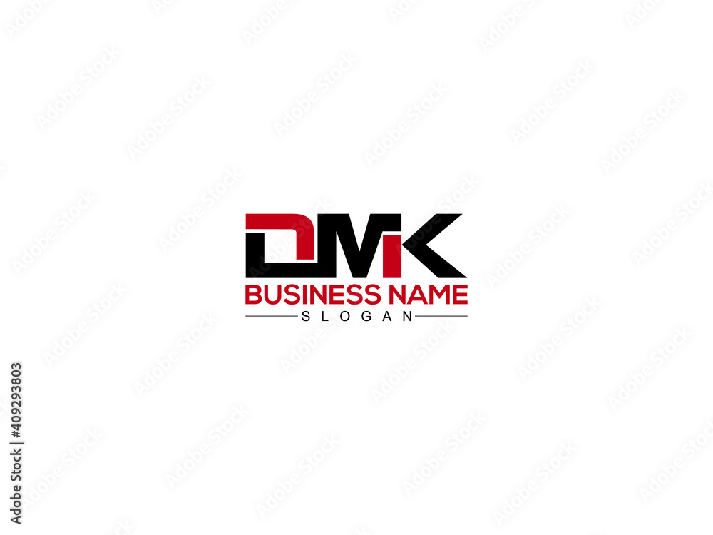 DMK Letter and templates design For Your Business Stock Vector | Adobe ...
