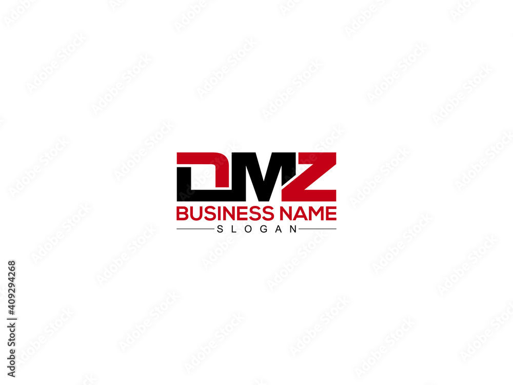 DMZ Letter and templates design For Your Business Stock Vector | Adobe ...