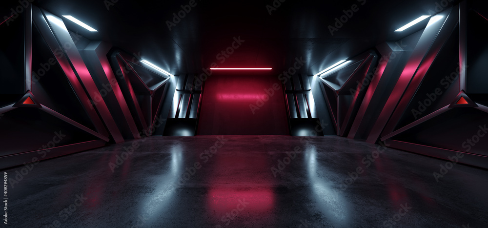 Alien Spaceship Corridor