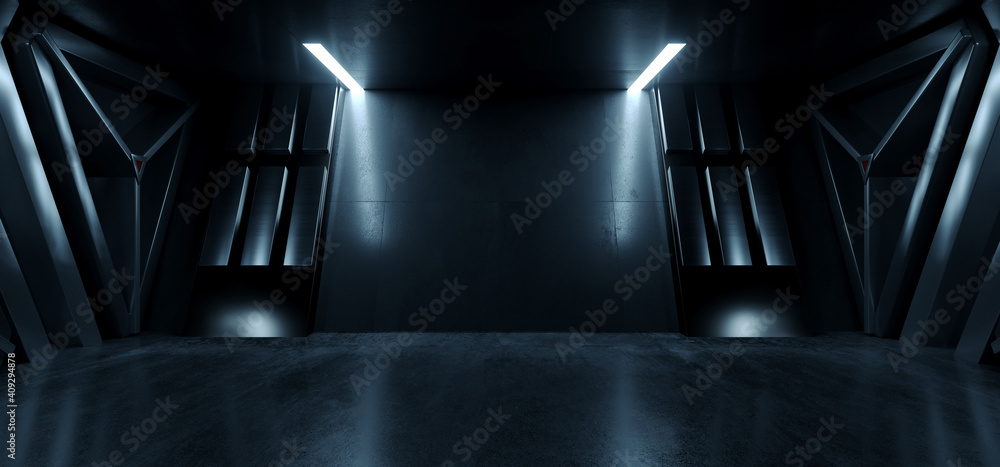 Alien Spaceship Corridor