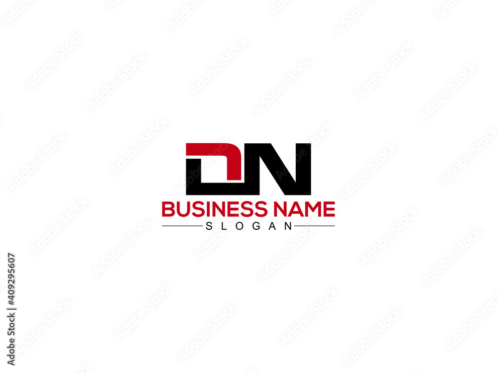 DN D&N Letter Type Logo Image, DN Logo Letter Design Stock Vector ...