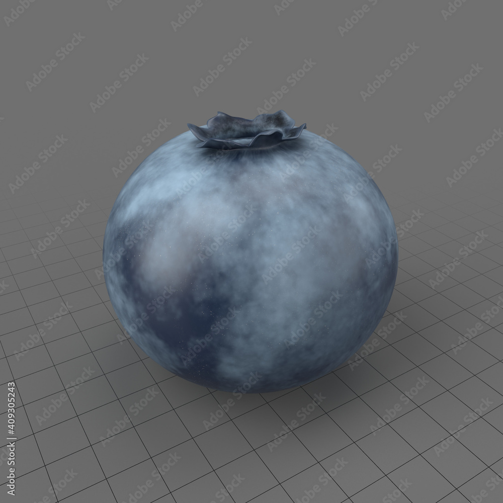 Blueberry Stock 3D asset | Adobe Stock