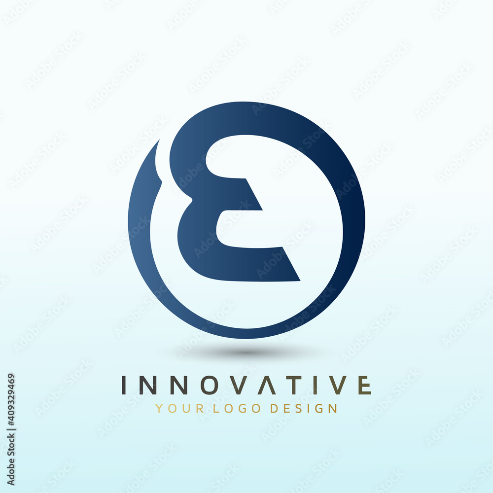 Letter E vector logo design template idea and inspiration Stock Vector ...