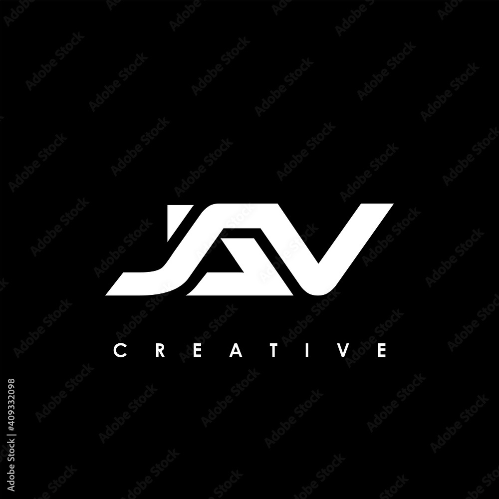 JAV Letter Initial Logo Design Template Vector Illustration Stock ...
