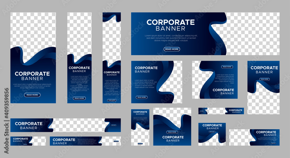 Website Header Background Blue