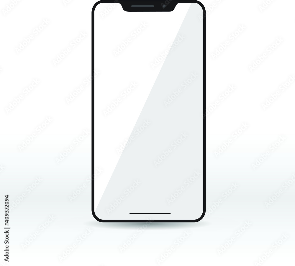 Mobile Mockup Template Vector smartphones. Template for UI and UX ...