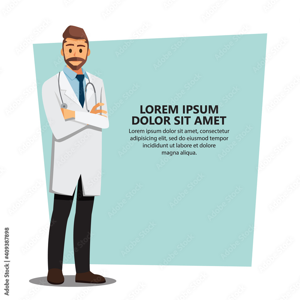 medical doctors background, healthcare Providers , Vector illustration ...