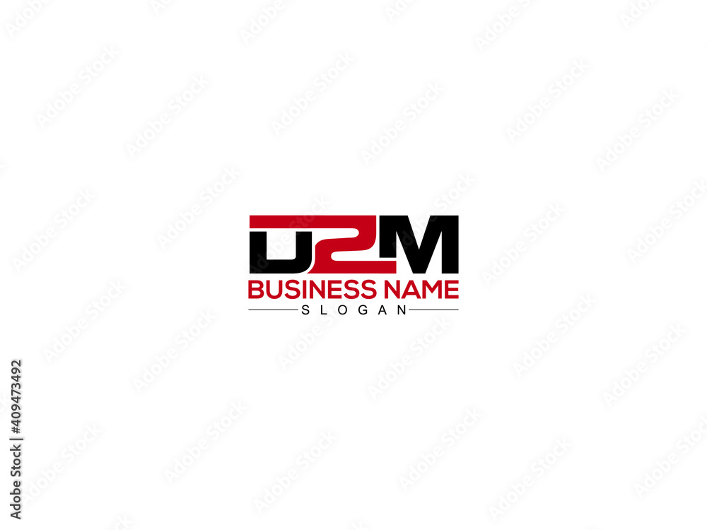 DZM Logo And Illustrations Design For Business Stock Vector | Adobe Stock