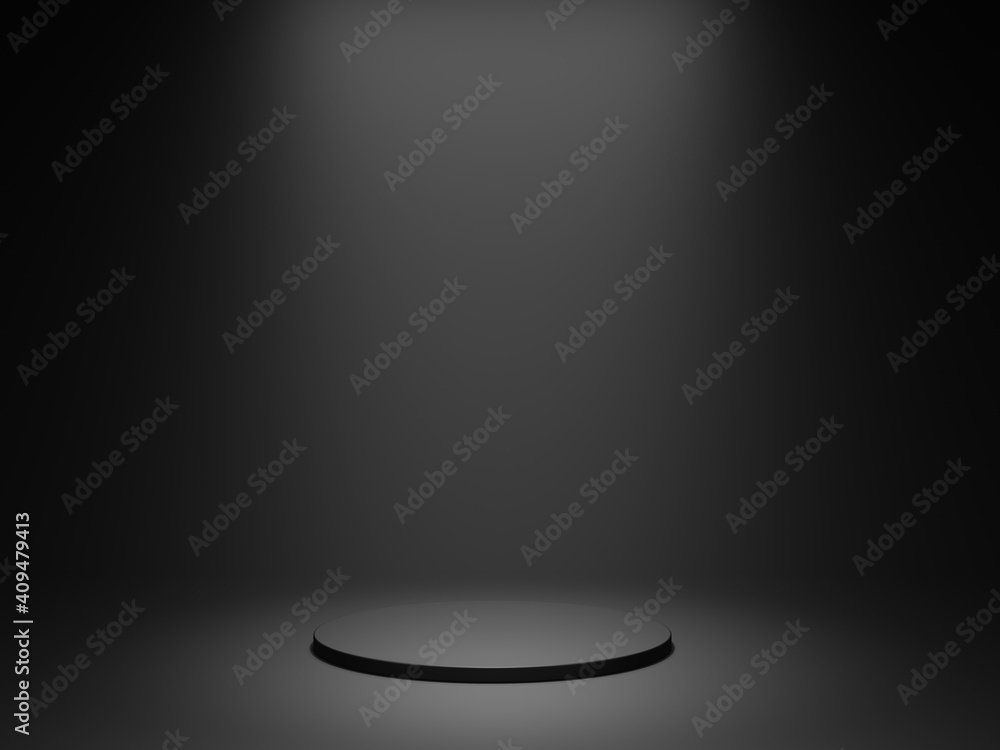 Black Studio backdrop wallpaper inside room wall light black and empty ...