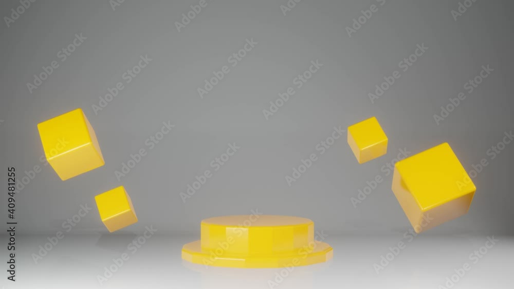 Mock up background scene 3d animation for product display and ...