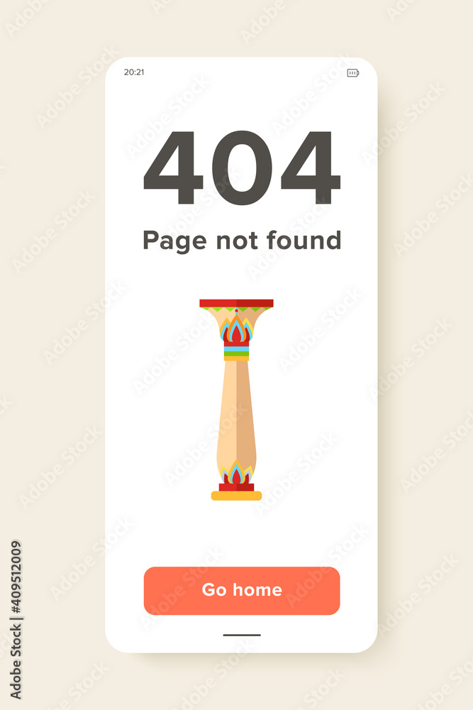 Ornate column in Sumerian style. Sumerian architecture, ancient culture ...