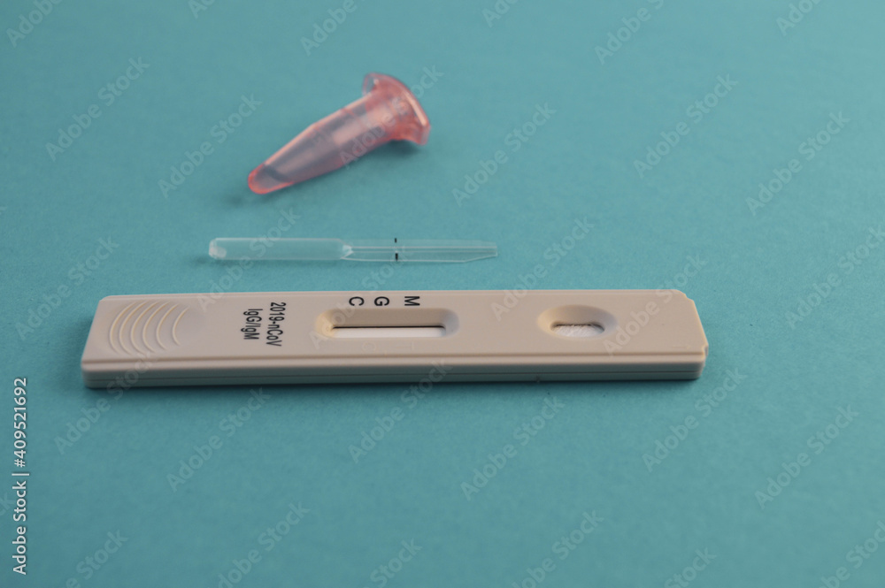 test strip for determining coronavirus infection. blood testing for ...