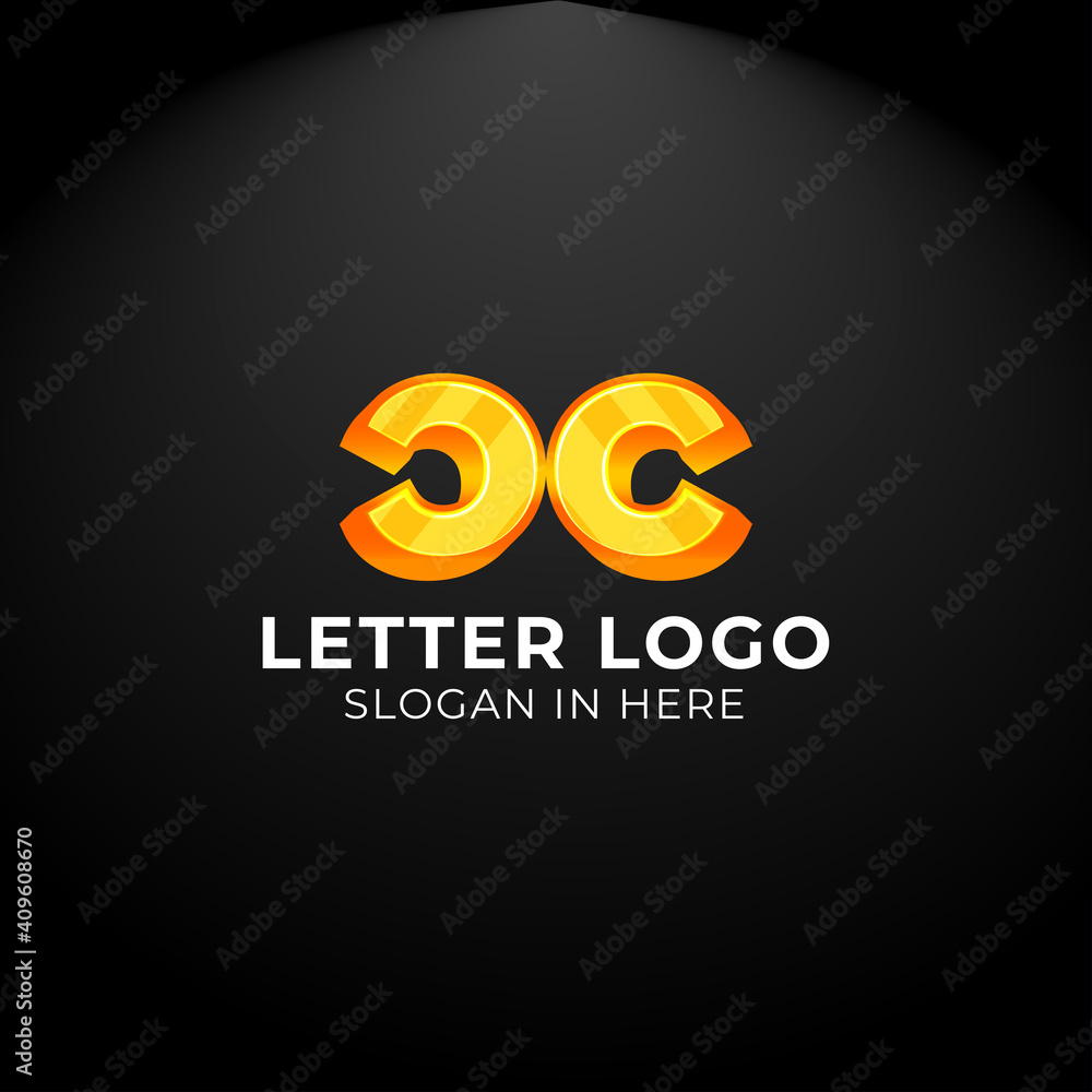 Luxury vector logotype. Double Letter c Logo. Logo for your Company ...