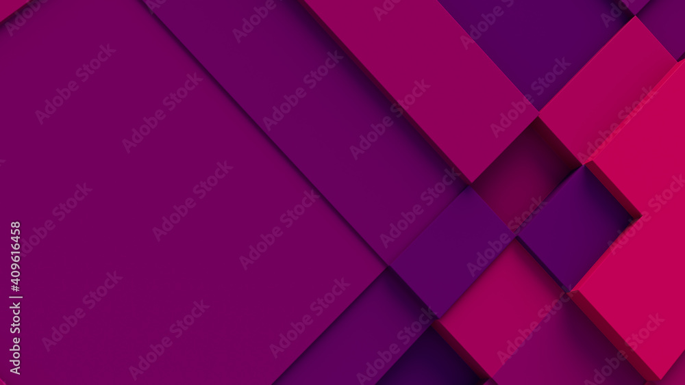 Multicolored tech background, with a geometric 3D structure. Clean ...