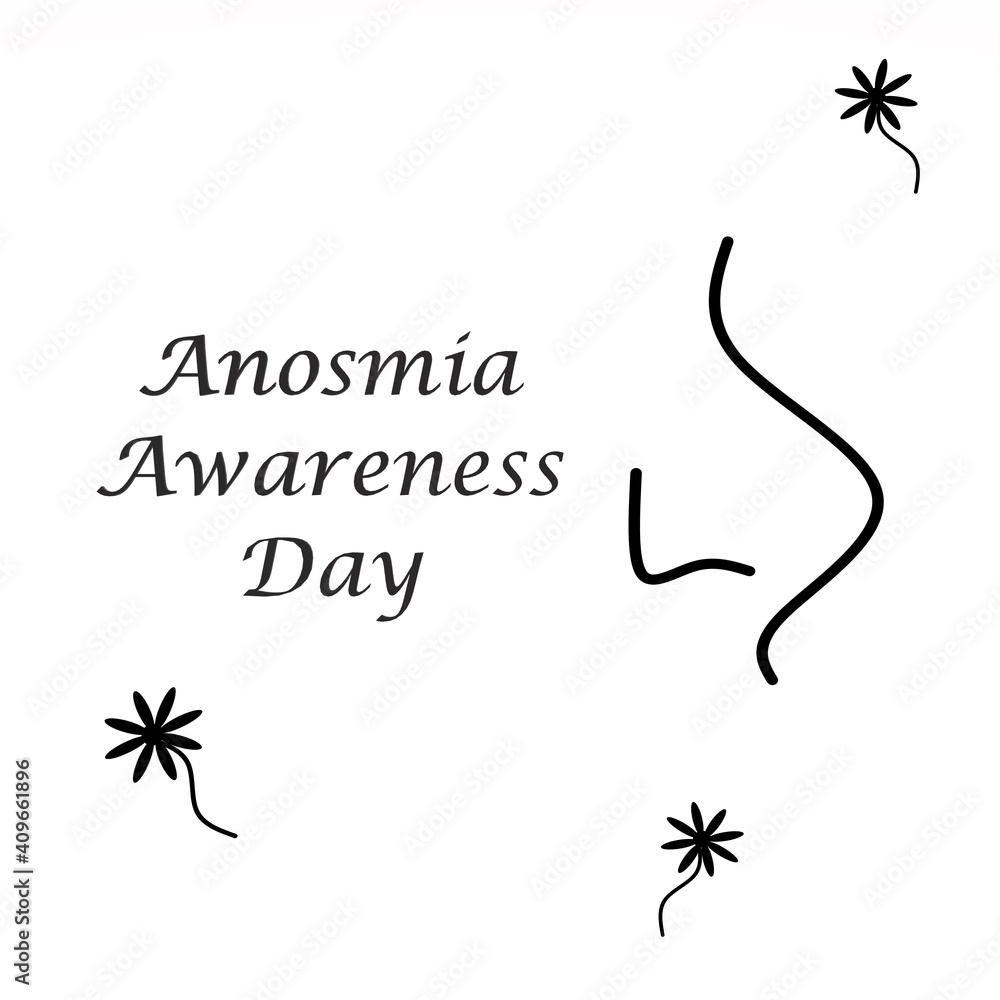 Anosmia Awareness Day banner, Anosmia logo Stock Illustration | Adobe Stock
