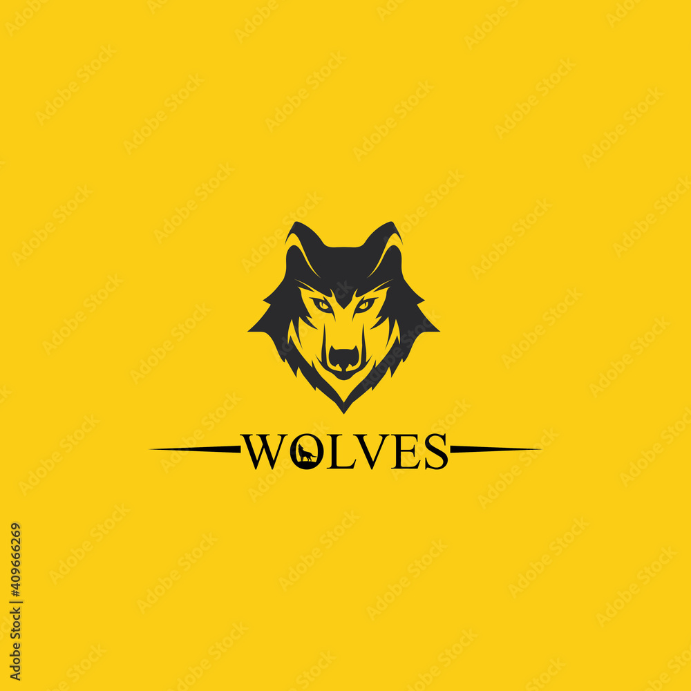 wolves logo, fox, wolf head, animal vetor and logo design wild roar dog ...