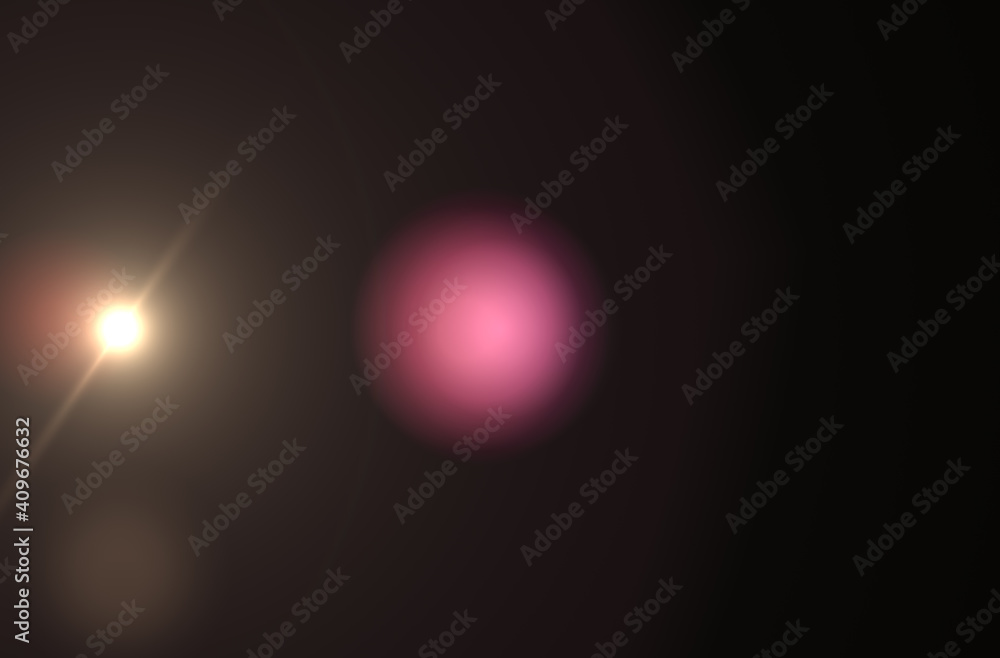 lens flares for photography and anamorphic lens flare foto de Stock ...