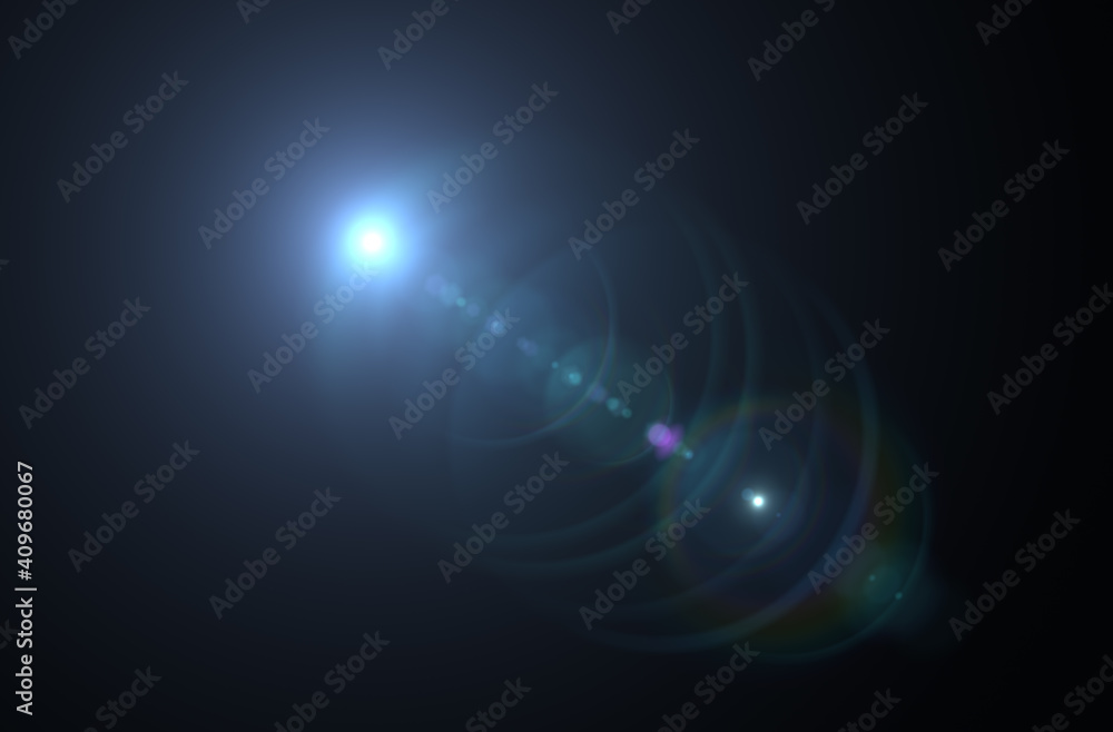 lens flares for photography and anamorphic lens flare Stock Photo ...