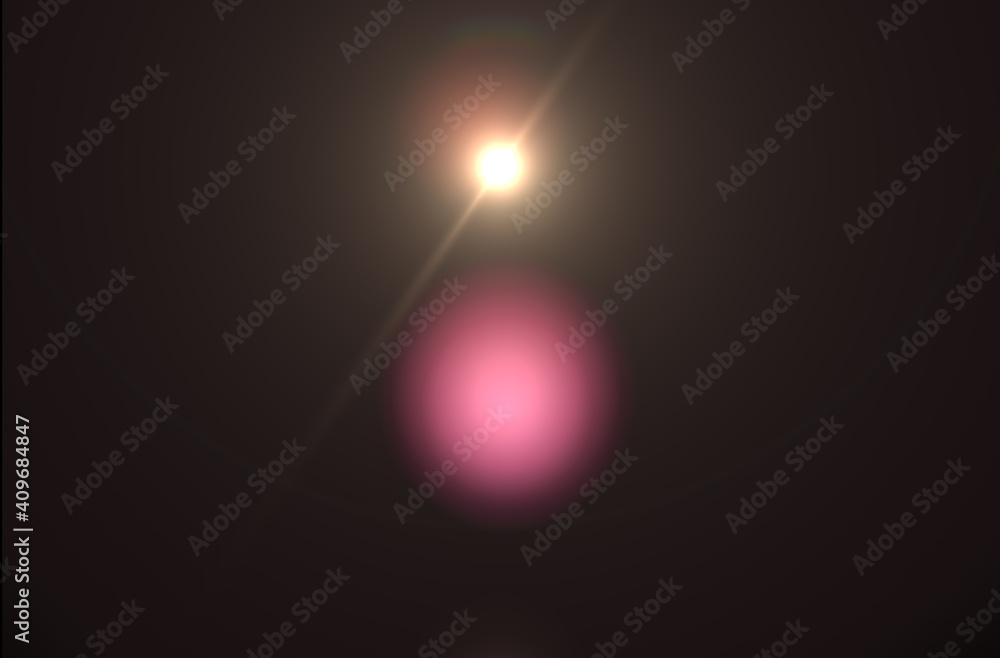 lens flares for photography and anamorphic lens flare Stock Photo ...