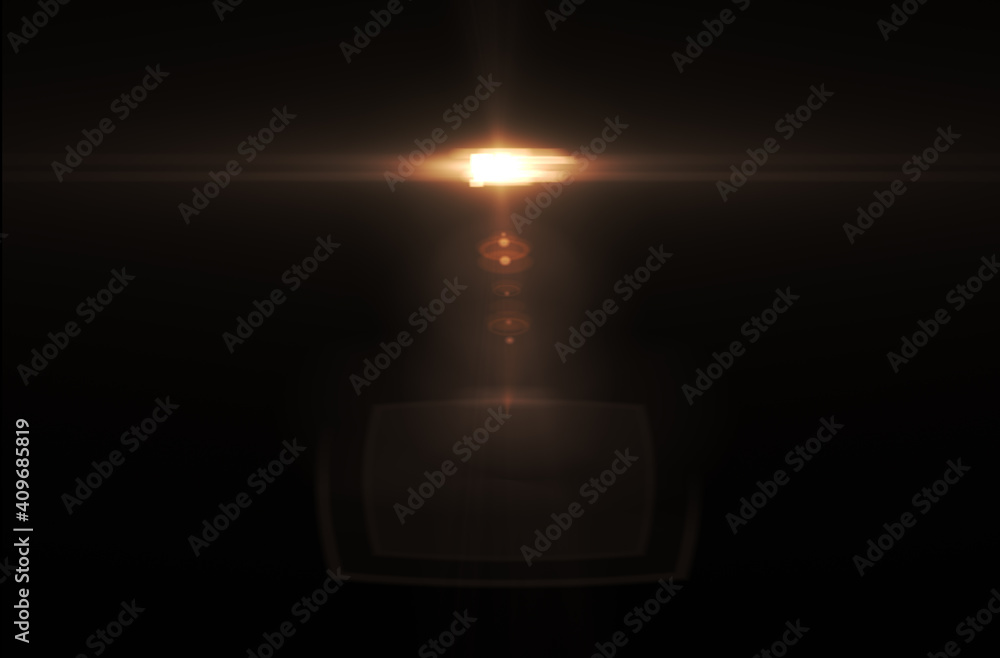 lens flares for photography and anamorphic lens flare foto de Stock ...