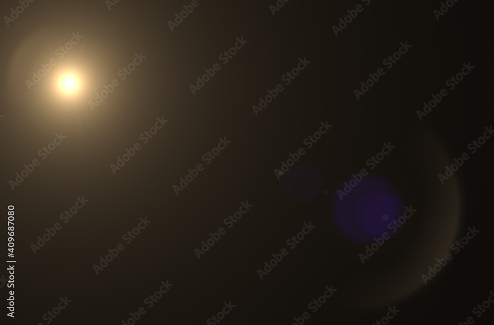 lens flares for photography and anamorphic lens flare Stock Photo ...