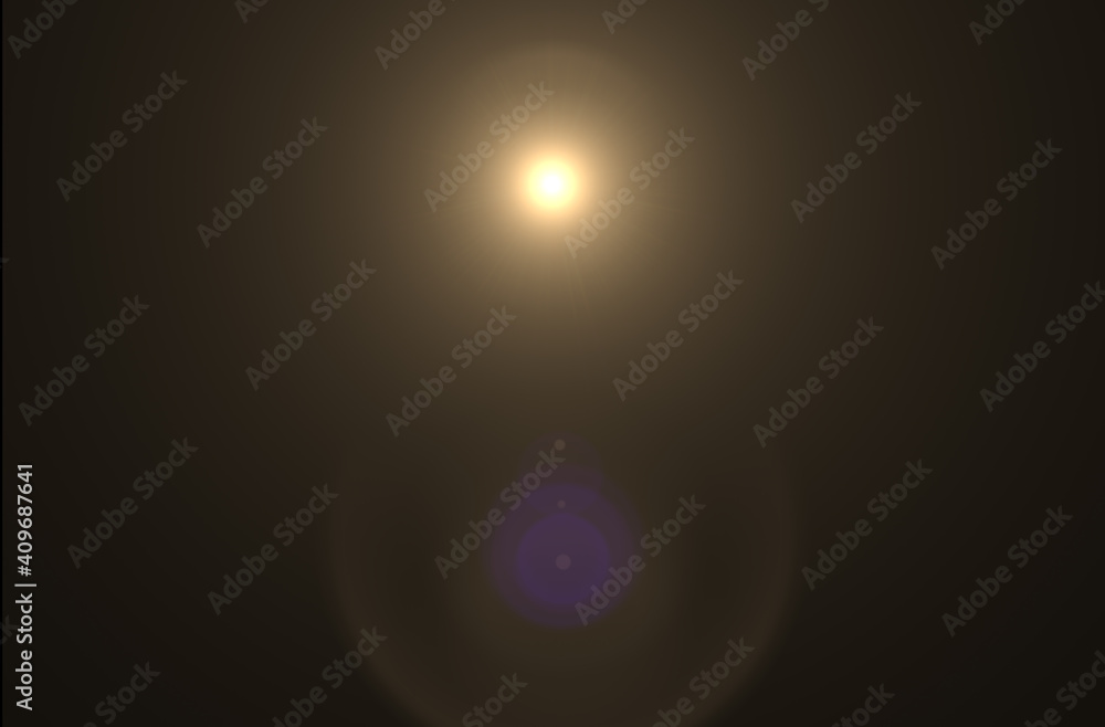 lens flares for photography and anamorphic lens flare Stock Photo ...