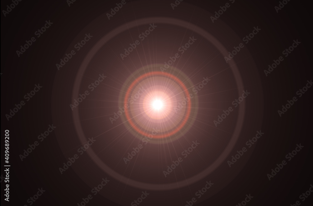 lens flares for photography and anamorphic lens flare Stock Photo ...