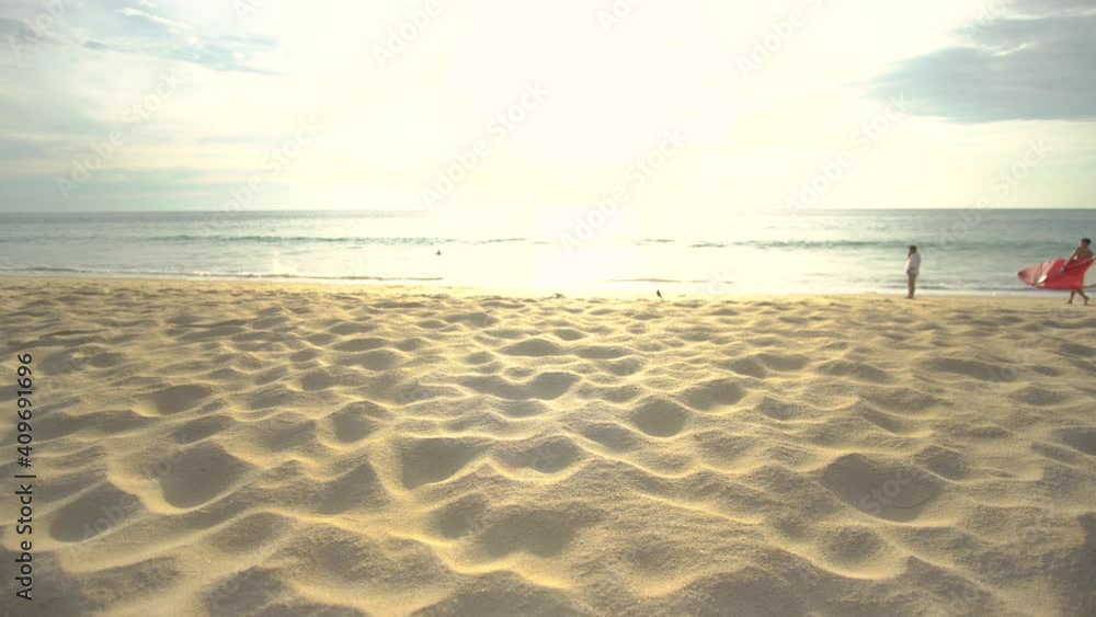 Beach Sand Texture. Scene of Beautiful beach sand texture in summer sun ...