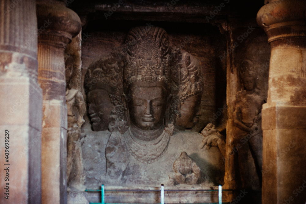ELEPHANTA ISLAND about MUMBAI (BOMBAY), MAHARASHTRA STATE, INDIA ...