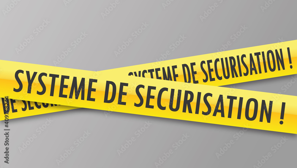 Logo système de sécurisation. Stock Vector | Adobe Stock